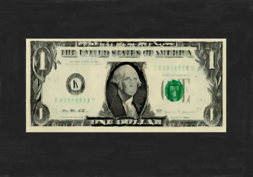Dollar Bill | Paintings | PICTOCLUB