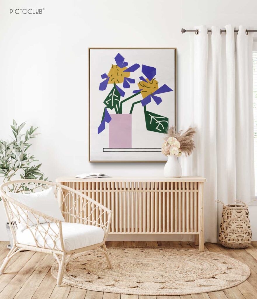 YELLOW FLOWERS | Acrylic Painting | PICTOCLUB Art Gallery