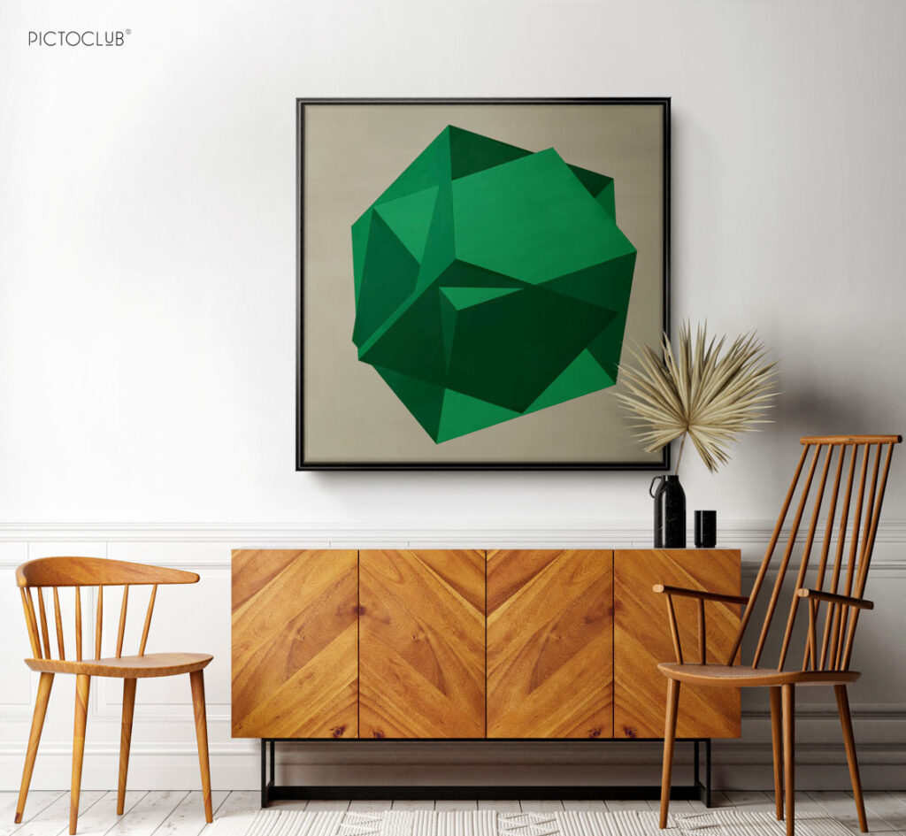 EMERALD | Abstract Painting | PICTOCLUB