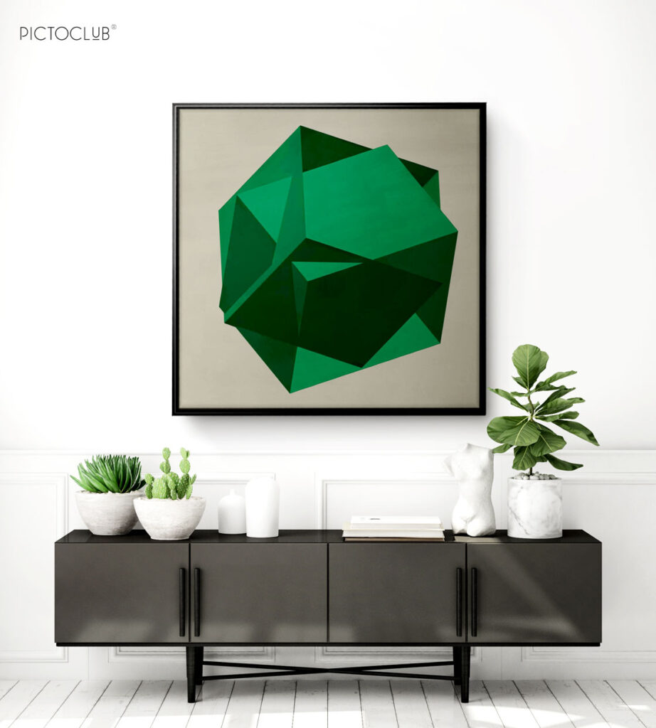 EMERALD | Abstract Painting | PICTOCLUB