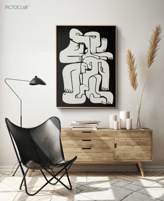 NOT ALONE | Acrylic Painting | PICTOCLUB Online Art Gal