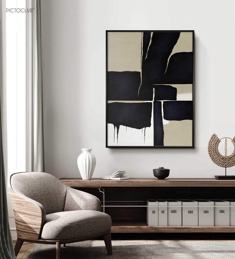 BLACK OIL | Acrylic Painting | PICTOCLUB Online Art Galle